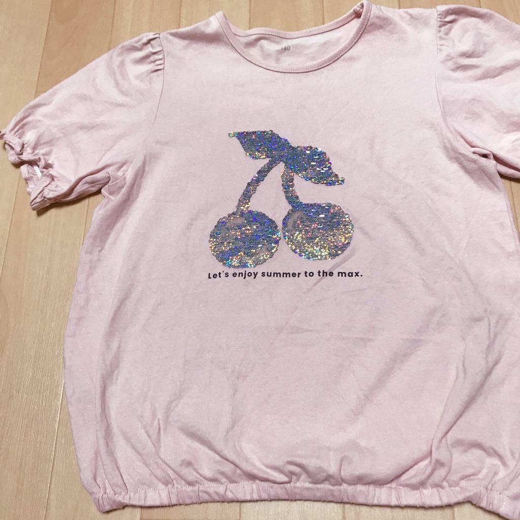 gu ジーユー tシャツ 綿100% 140サイズ スパンコール 色が変わる 女の子(女の子用)｜売買されたオークション情報、yahooの商品情報をアーカイブ公開 - オークファン ...