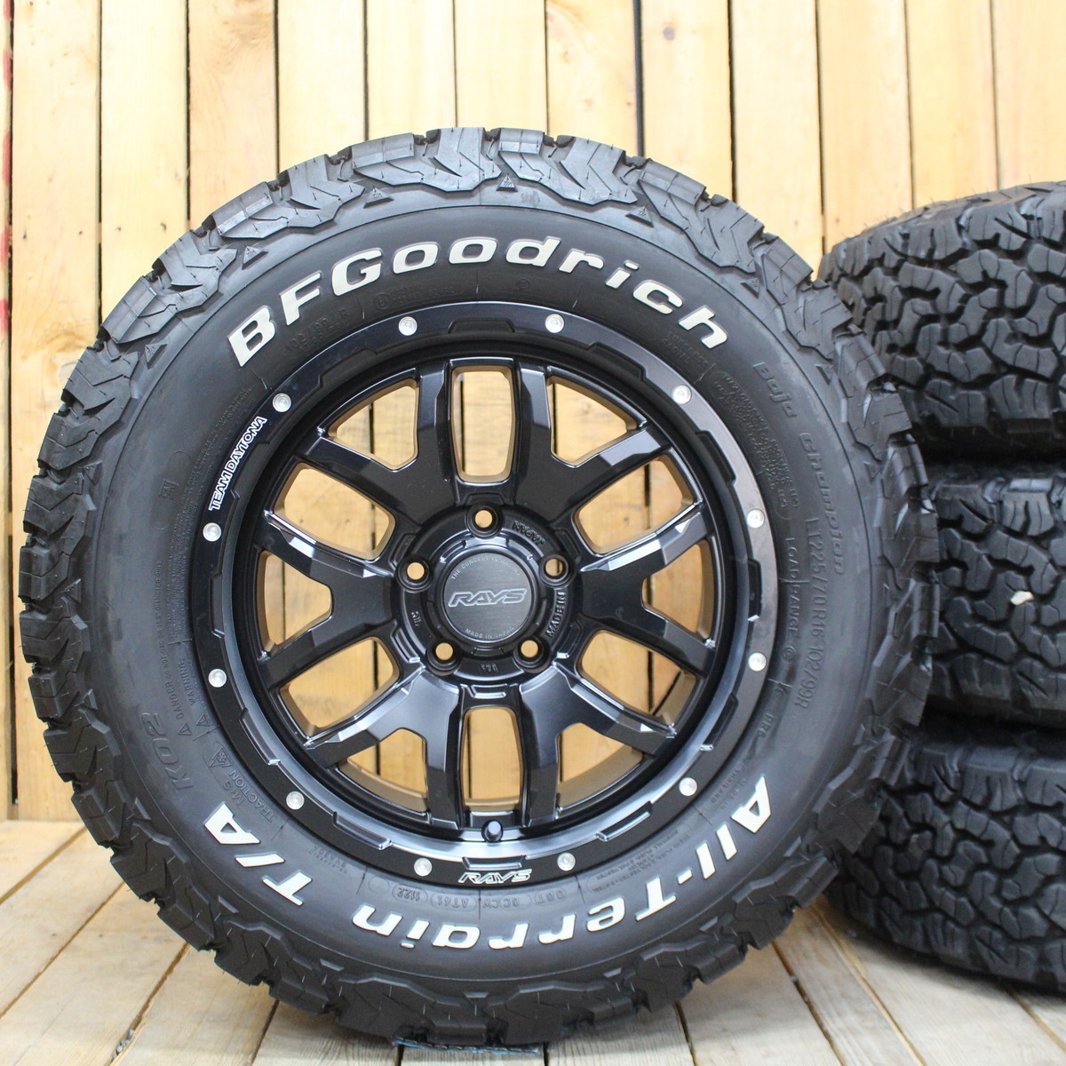 デリカD5 エクストレイル 他 RAYS チームデイトナ F6ブースト 16インチ BFグッドリッチ 225/70R16 ホワイトレター タイヤ ホイール 4本SET(ラジアルタイヤ)｜売買さ ...