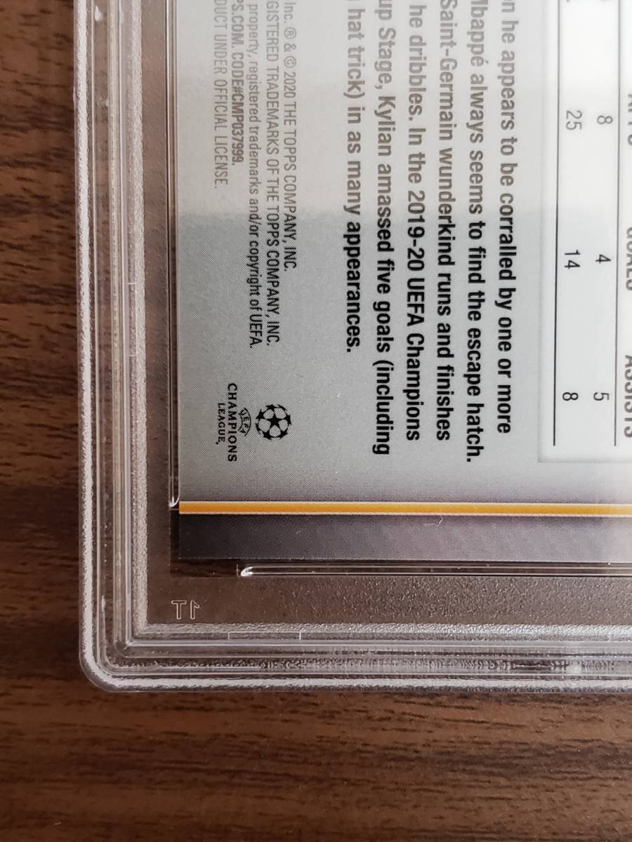 PSA 10 鑑定 Mbappe ムバッペ シリアル / TOPPS 2019 CHROME SOCCER CARD PURPLE ...