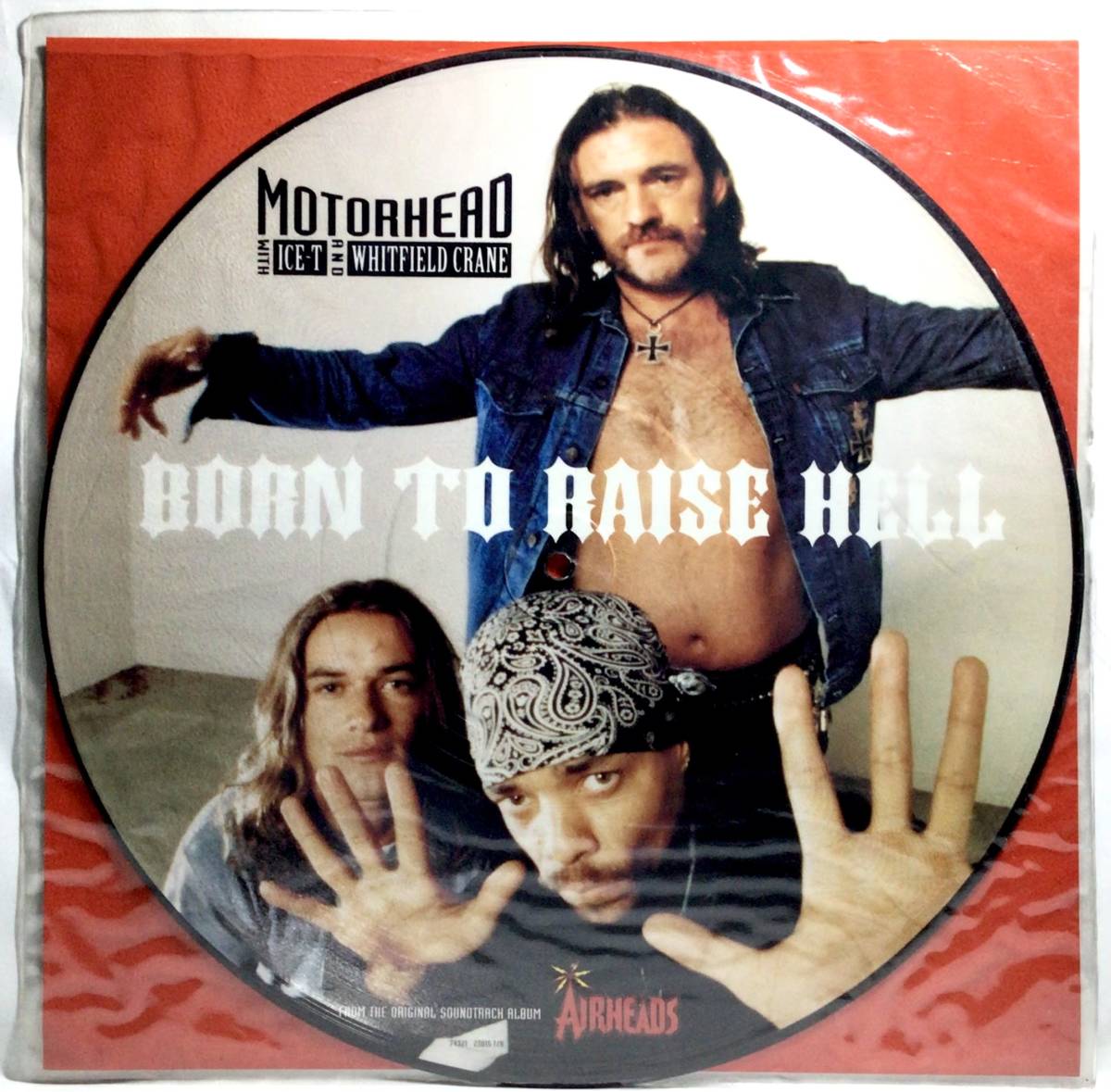 英12ピクチャー MOTORHEAD with ICE-T and WHITFIELD CRANE / BORN TO RAISE HELL / 1994 UK盤 12インチシングルレコード ...