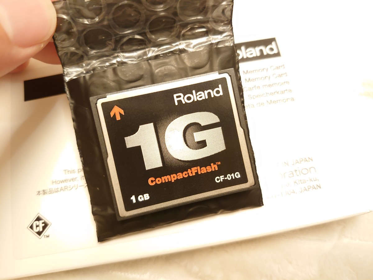 ローランド Roland ARシリーズ用コンパクトフラッシュ メモリーカード 1Gバイト CF-01G(1GB)｜売買されたオークション情報、yahooの商品情報をアーカイブ公開 ...