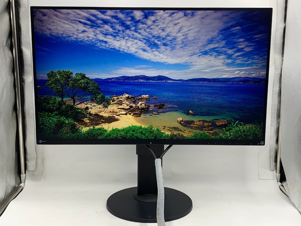 EIZO FlexScan EV2750-BK 27型 インチ ワイド WQHD 2560x1440 IPSパネル ノングレア DVIx1 ...