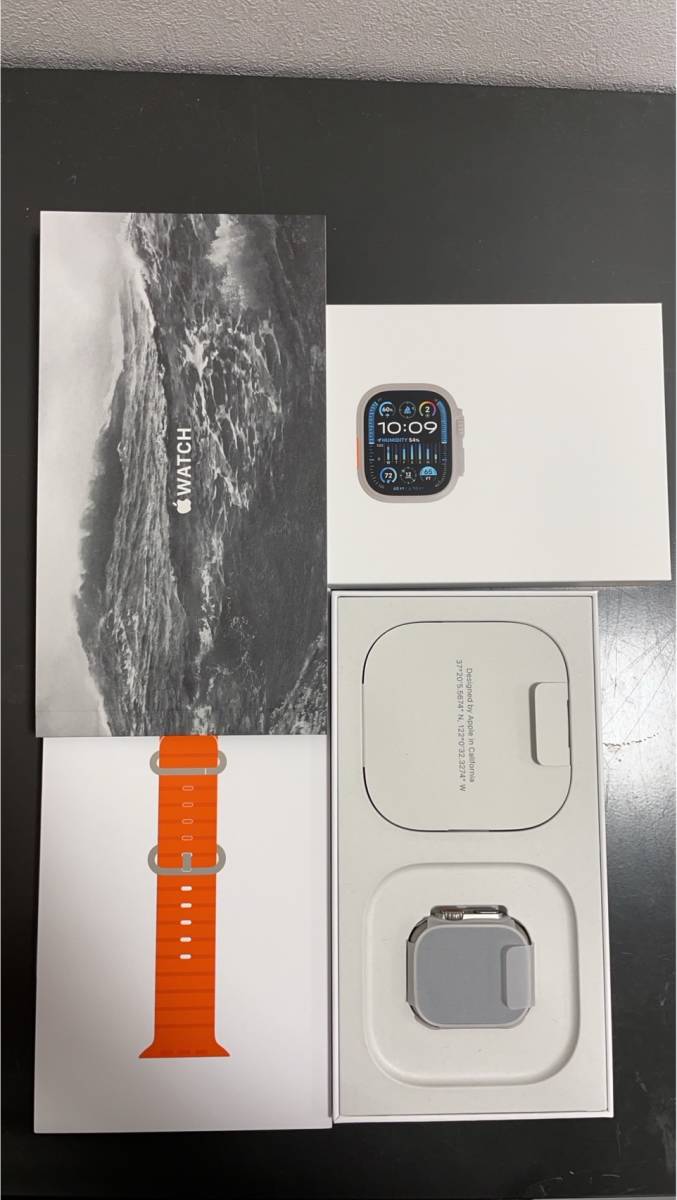 Apple Watch Ultra 2 A2986 49mm GPS Cellular MREH3J/A チタニウム/オレンジオーシャン 判定 ...