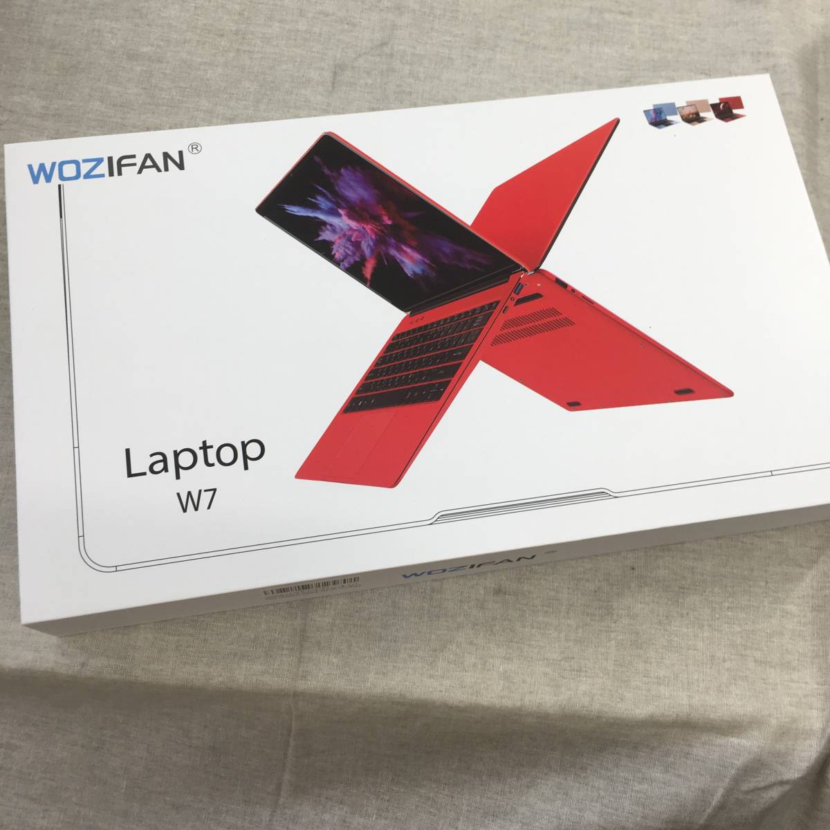 現状品 WOZIFAN W7 ノートパソコン Intel CELERON N4020C プロセッサー/メモリ 6GB RAM/256GB ...