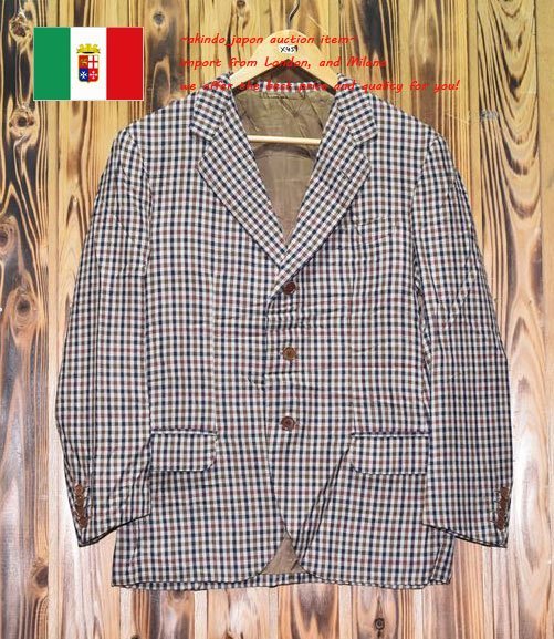 イタリア直輸入 チェックウールジャケット L X-0459 メンズ ブレザー おすすめ(Lサイズ)｜売買されたオークション情報、yahooの ...