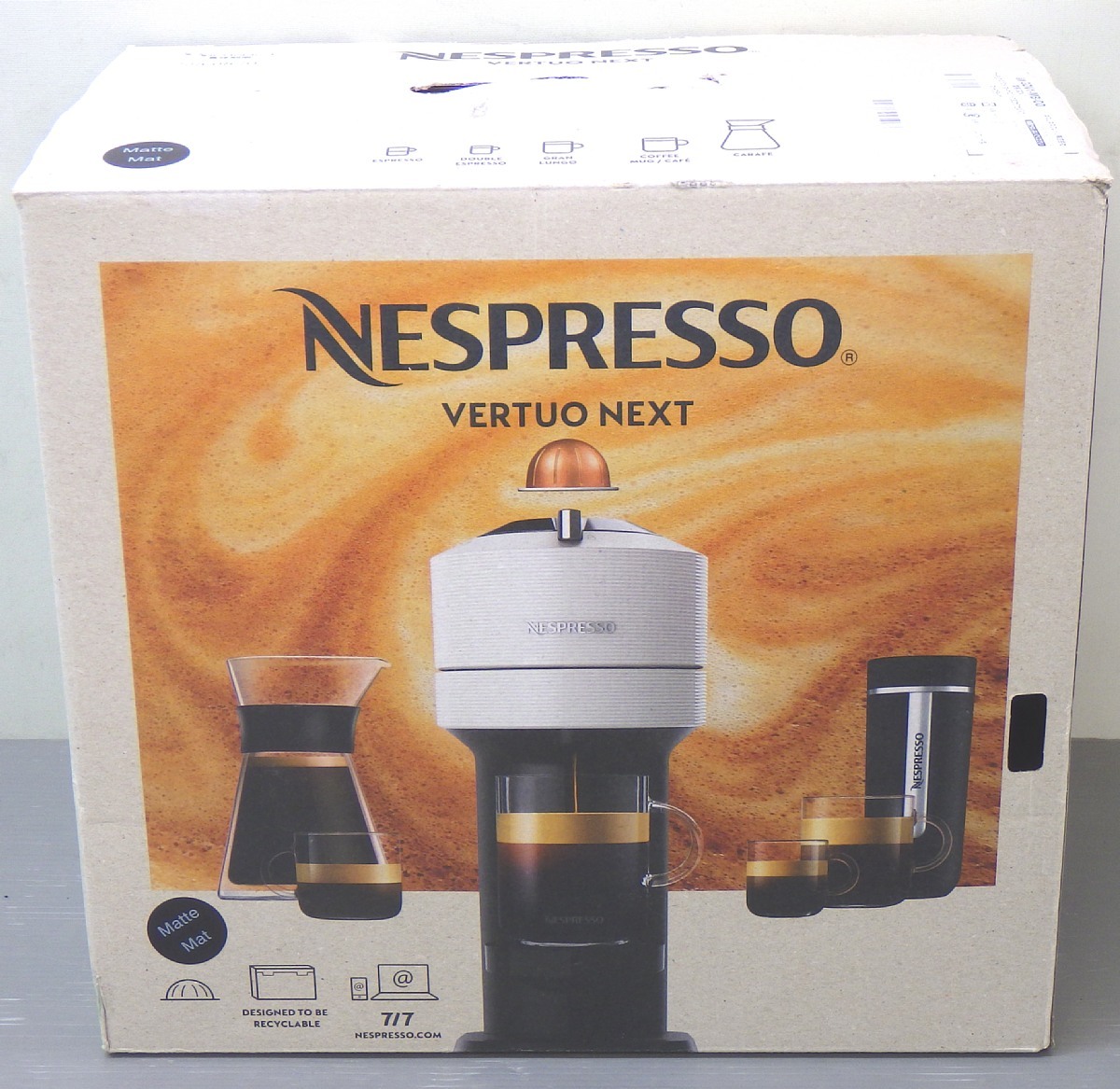 展示品 ネスプレッソ ヴァーチュオ ネクスト GDV1-MB マットブラック カプセル付 コーヒーメーカー NESPRESSO(エスプレッソマシン)｜売買されたオークション情報、yahooの ...