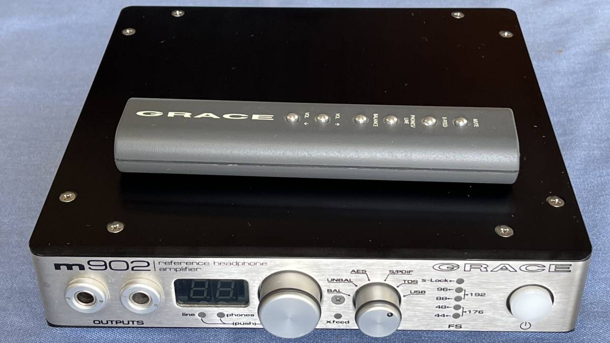 Grace design m902 バランス出力対応 リモコン付属 ヘッドフォンアンプ & USB DAC(ヘッドフォンアンプ)｜売買された ...