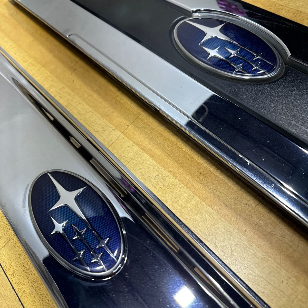 500670 スバル TV1 サンバーディアス メッキフロントグリル リアガーニッシュ セット(フロント)｜売買されたオークション情報 ...