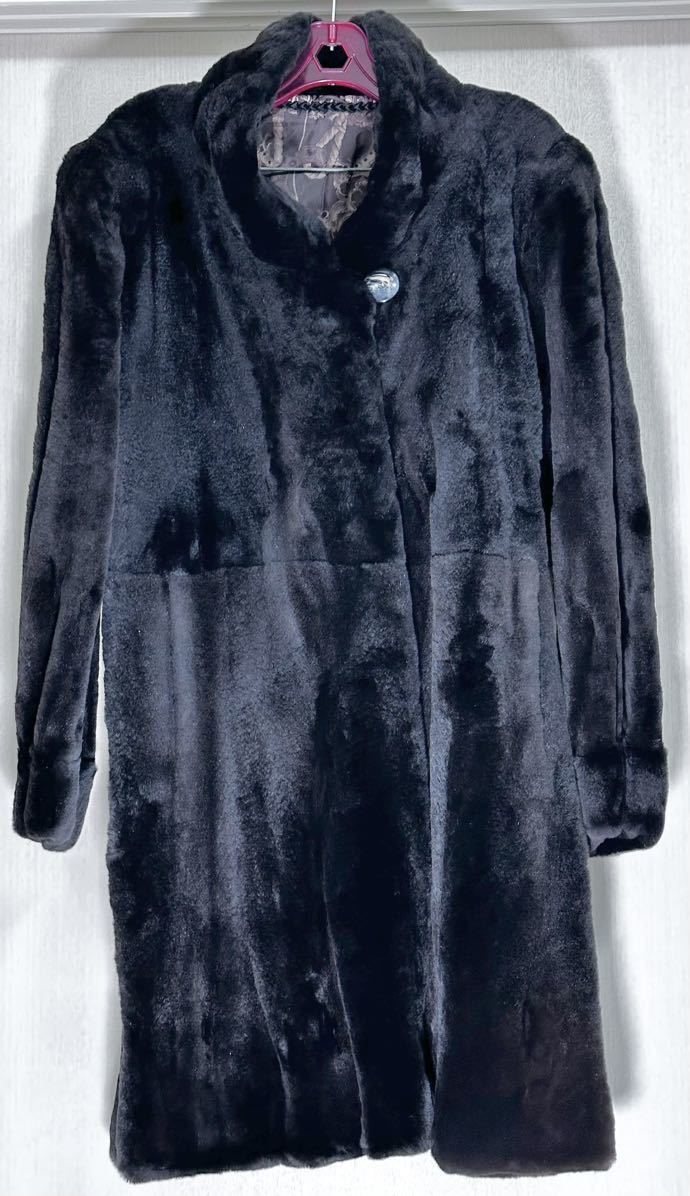 1円〜 SAGA MINK サガミンク 毛皮 コート 〔Superb Quality Ranched Mink〕/ ミンク ロングコート ...