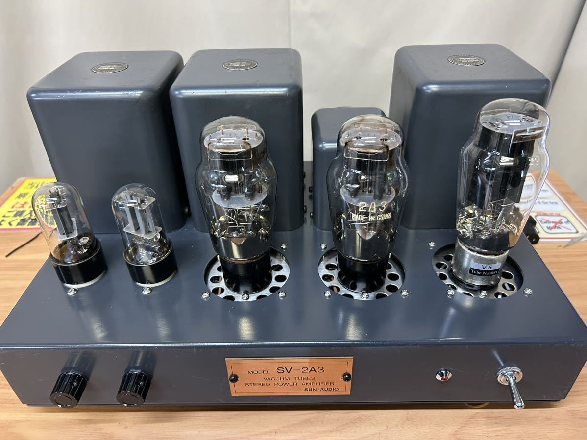 SUN AUDIO SV-2A3 サンオーディオ パワーアンプ 真空管アンプ 管球式 球アンプ tamura タムラトランス搭載(本体)｜売買 ...