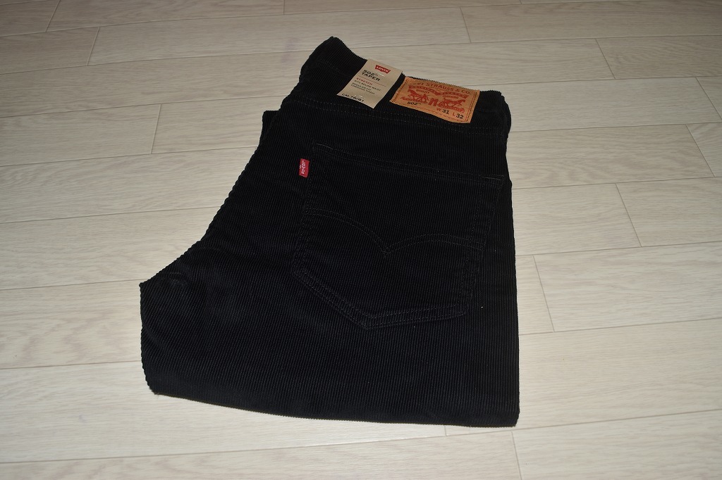 LEVI'S 502 W31 L32 テーパー ストレッチ レギュラーフィット コーデュロイ パンツ ブラック(W31)｜売買されたオークション情報、yahooの商品情報をアーカイブ公開 ...