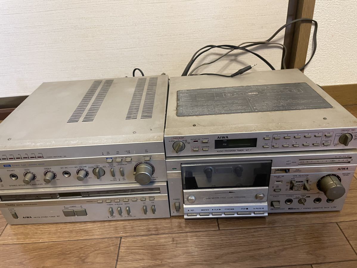 AIWA アイワ L7M MT-7 A60 R7 現状品 コンポ 通電確認済(システムコンポ)｜売買されたオークション情報、yahooの商品 ...