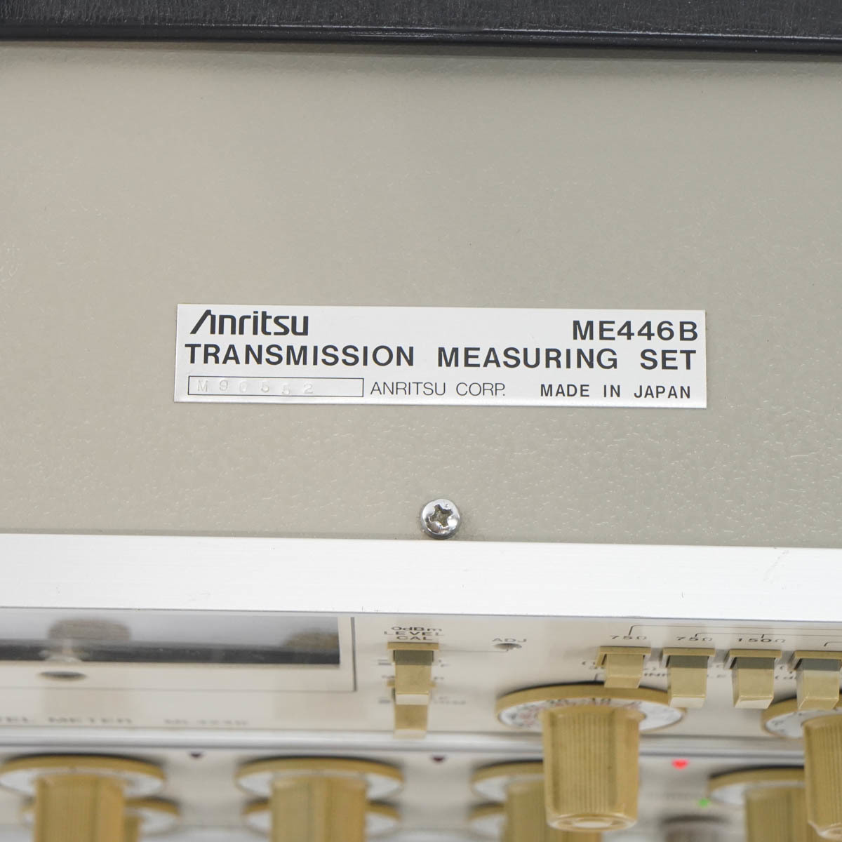 DW 8日保証 セット ML424B MG442A Anritsu LEVEL METER SYNTHESIZED LEVEL ...