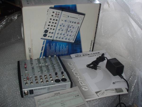 Phonic フォニック MU1002 10CH 小型高性能良音ミキサー 概綺麗(ミキサー)｜売買されたオークション情報、yahooの商品情報 ...