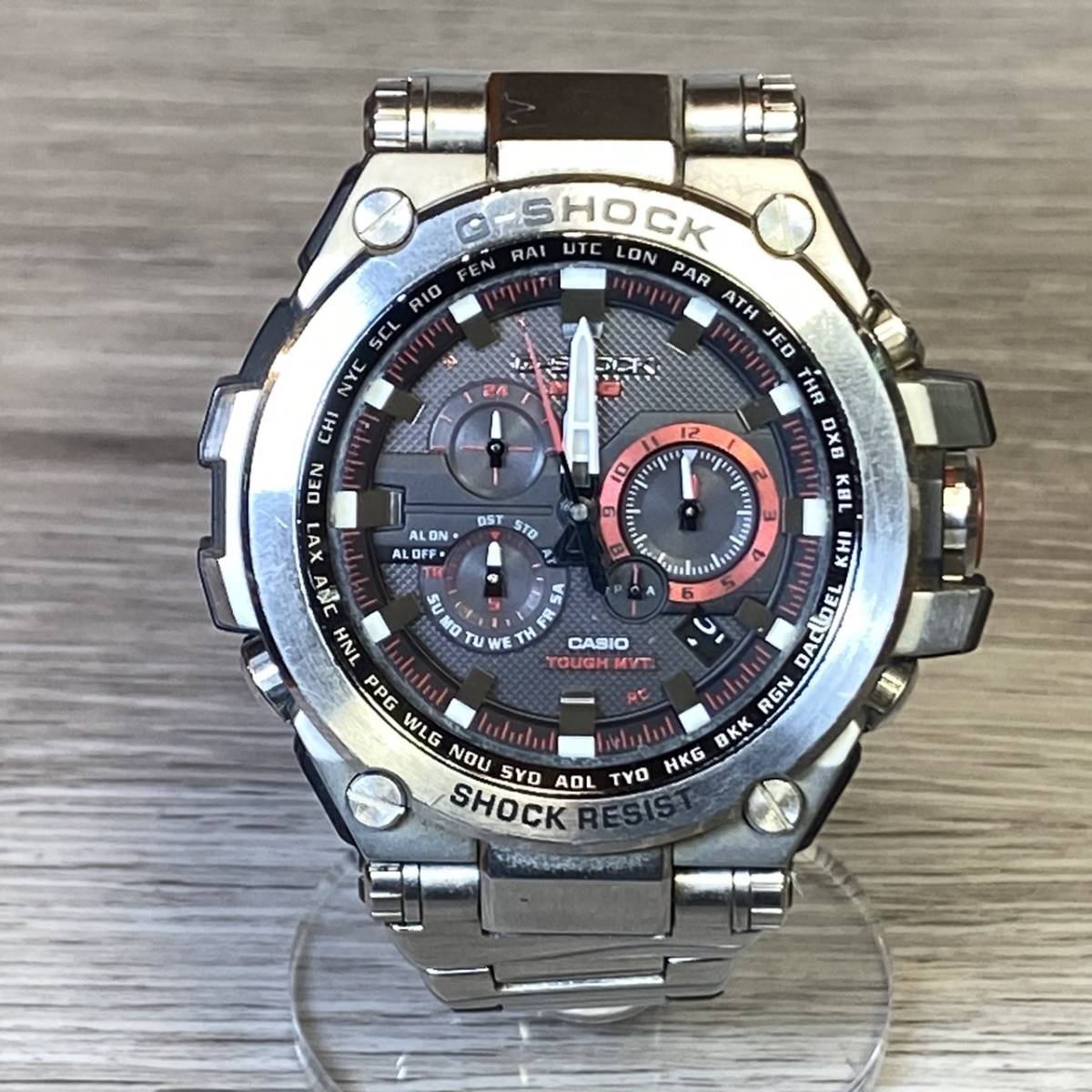 YH-7566 現状品 CASIO カシオ Gショック MTG-S1000D 5369 SS ソーラー 電池切れ 不動 レターパックプラス発送 ...