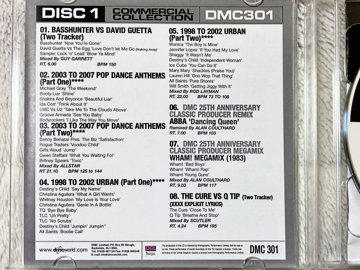 DMC Various / Commercial Collection 301 2008 2CDr Wham Megamix 1983 ...