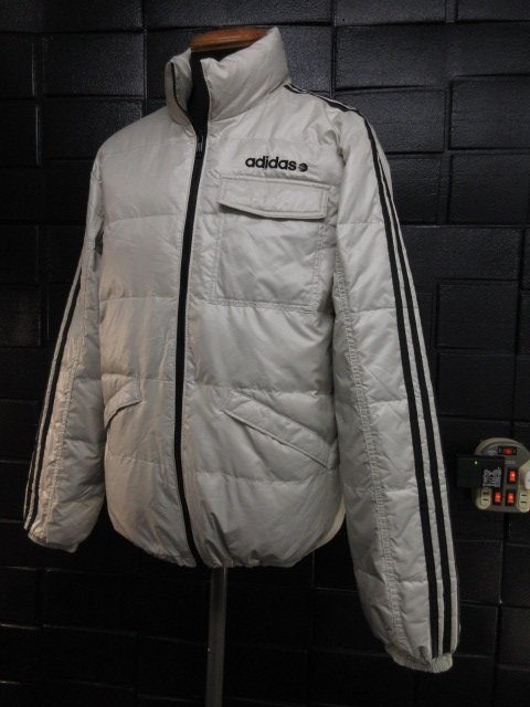 s3205 adidas アディダス ダウンジャケット 3本ライン アウター ジャケット 防寒対策 上着 ダウン(男性用)｜売買された ...