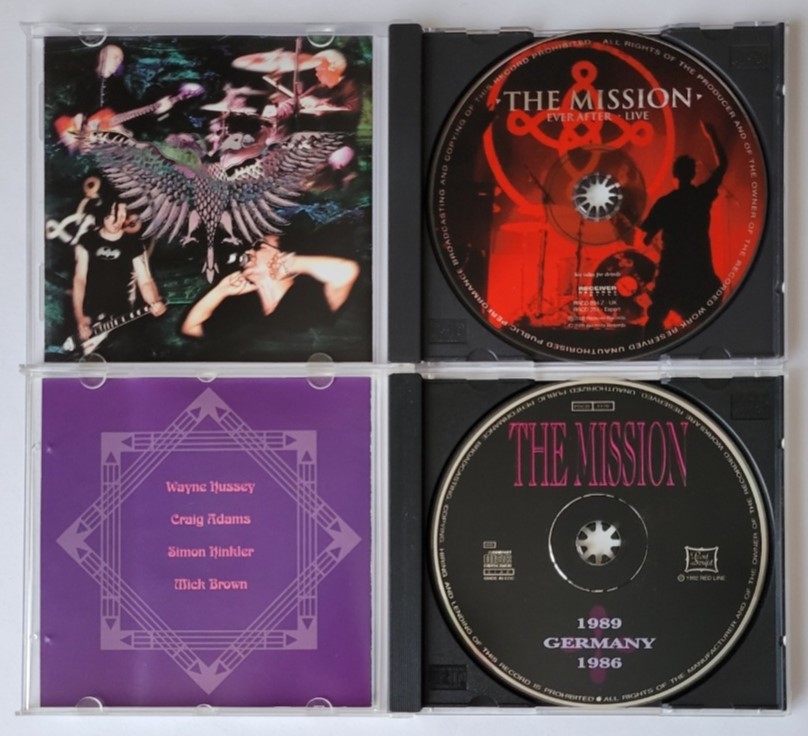 THE MISSION UK LIVE CD2枚 EVER AFTER LIVE 1999 RESURRECTION TOUR GERMANY 1989 1986 ライヴ ザ ミッション ...