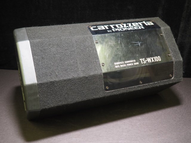 S553 Carrozzeria バンドパスサブウーファー TS-WX100 カロッツェリア pioneer パイオニア MAX.300W ...