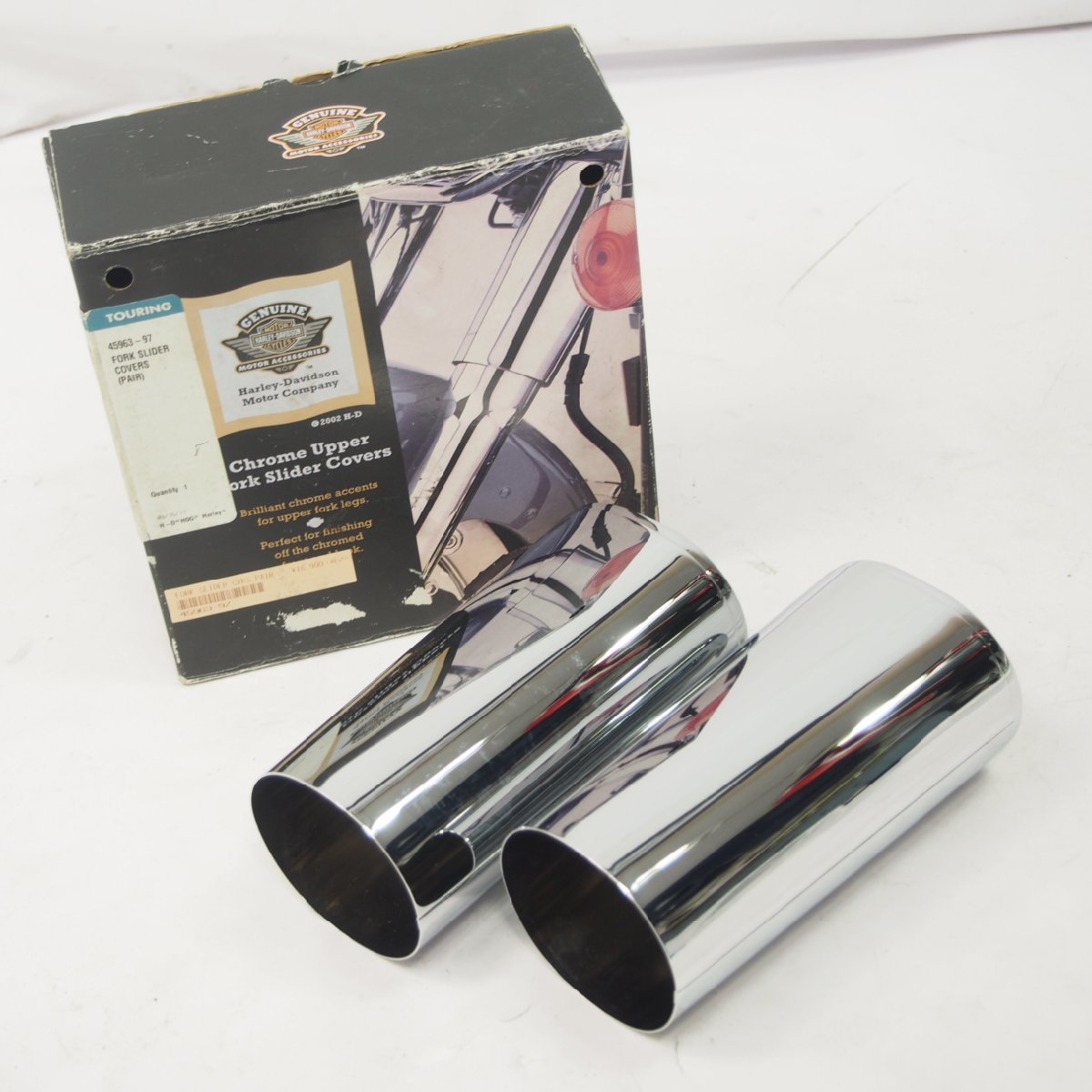 ハーレー FLソフテイル ツーリング 純正オプション フォークスライダー クローム フォークカバー FLSTC FLSTF FLSTN FLHT FLHR(ハーレーダビッドソン用)｜売買された ...