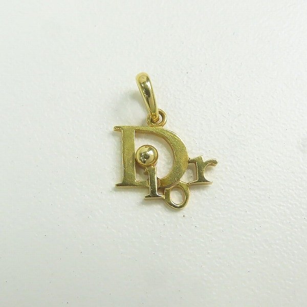Christian Dior/クリスチャンディオール K18YG ロゴチャーム /LPL(ネックレス（トップつき）)｜売買されたオークション情報、yahooの商品情報をアーカイブ公開 ...