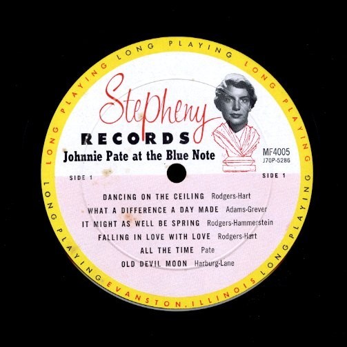 58年 USプレスLP DG 深溝 Johnnie Pate / Johnnie Pate At The Blue Note Stepheny ...