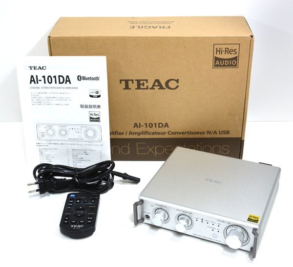 極 TEAC ティアック AI-101DA USB DAC/ステレオプリメインアンプ 元箱付(一般)｜売買されたオークション情報、yahooの商品情報をアーカイブ公開 - オークファン ...