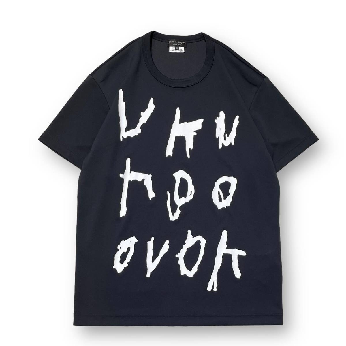 23aw COMME des GARCONS HOMME PLUS Edward Gossプリント半袖Tシャツ Mサイズ コムデギャルソンオム ...