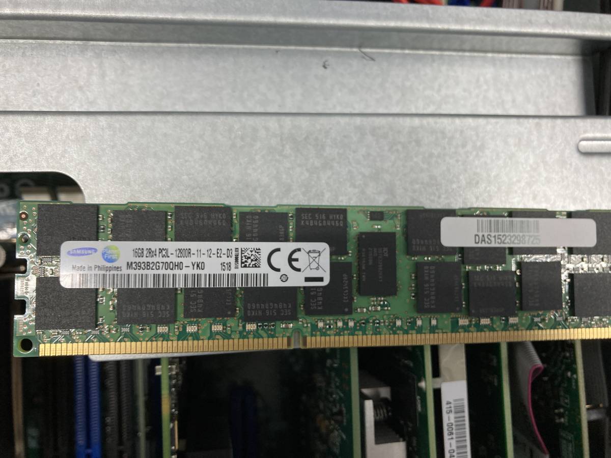 DELL EMC Isilon S210 ストレージ E5-2620 v2 @ 2.10GHz x2基/128GB 16GB x8枚 ...