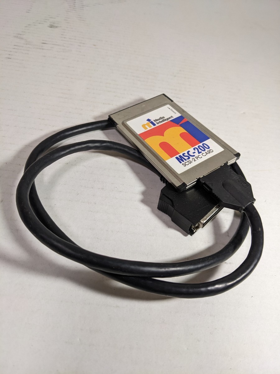 Media Intelligent ノートPC用 SCSI-2 PCMCIA インタフェースカード 動作未確認(PC-98用)｜売買された ...