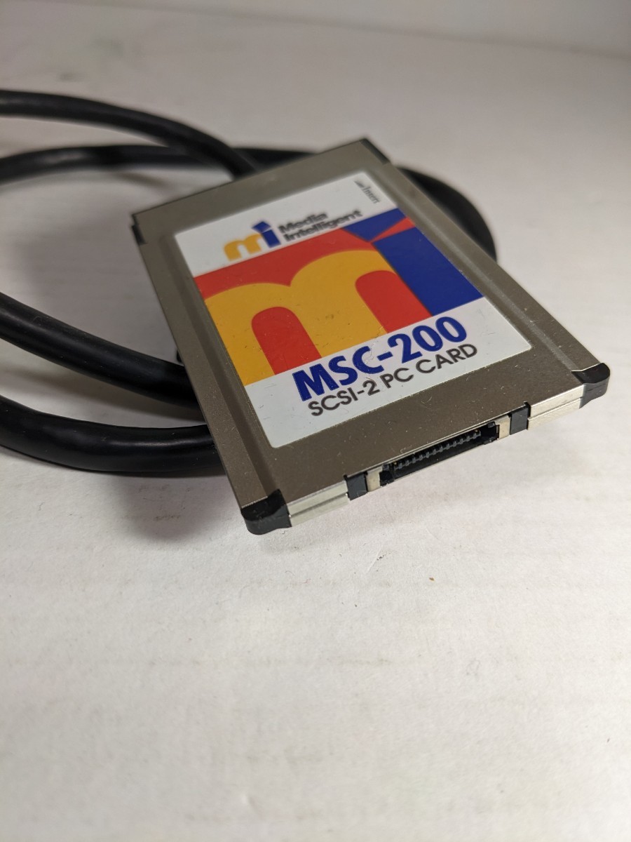 Media Intelligent ノートPC用 SCSI-2 PCMCIA インタフェースカード 動作未確認(PC-98用)｜売買された ...
