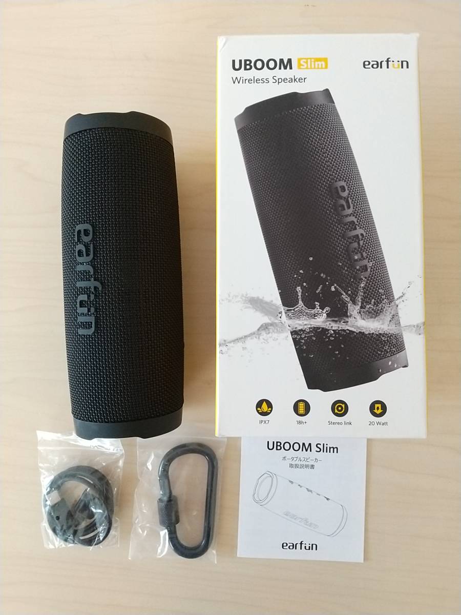 一円スタート EarFun UBOOM Slim Bluetooth 5.2 ワイヤレススピーカー 低音増強 20W IPX7防水 18時間連続再生 1円 HOS01_0618(その他)｜売買 ...