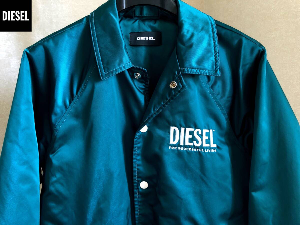 サイズM〜L程度 DIESEL ディーゼル 刺繍 ロゴ コーチジャケット 中綿 オーバーサイズ 即納 55DSL ブラックゴールド 224(ジャンパー、ブルゾン)｜売買されたオークション情報 ...
