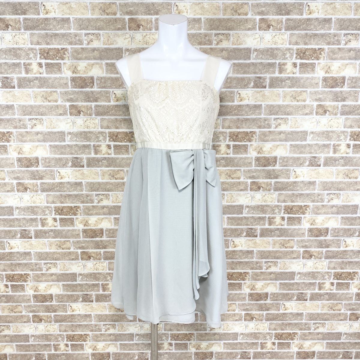 1円 ドレス Feroux オンワード樫山 ワンピース 2 クリームベージュ薄緑 カラードレス キャバドレ 発表会 イベント 2119(その他)｜売買されたオークション情報、yahooの商品 ...