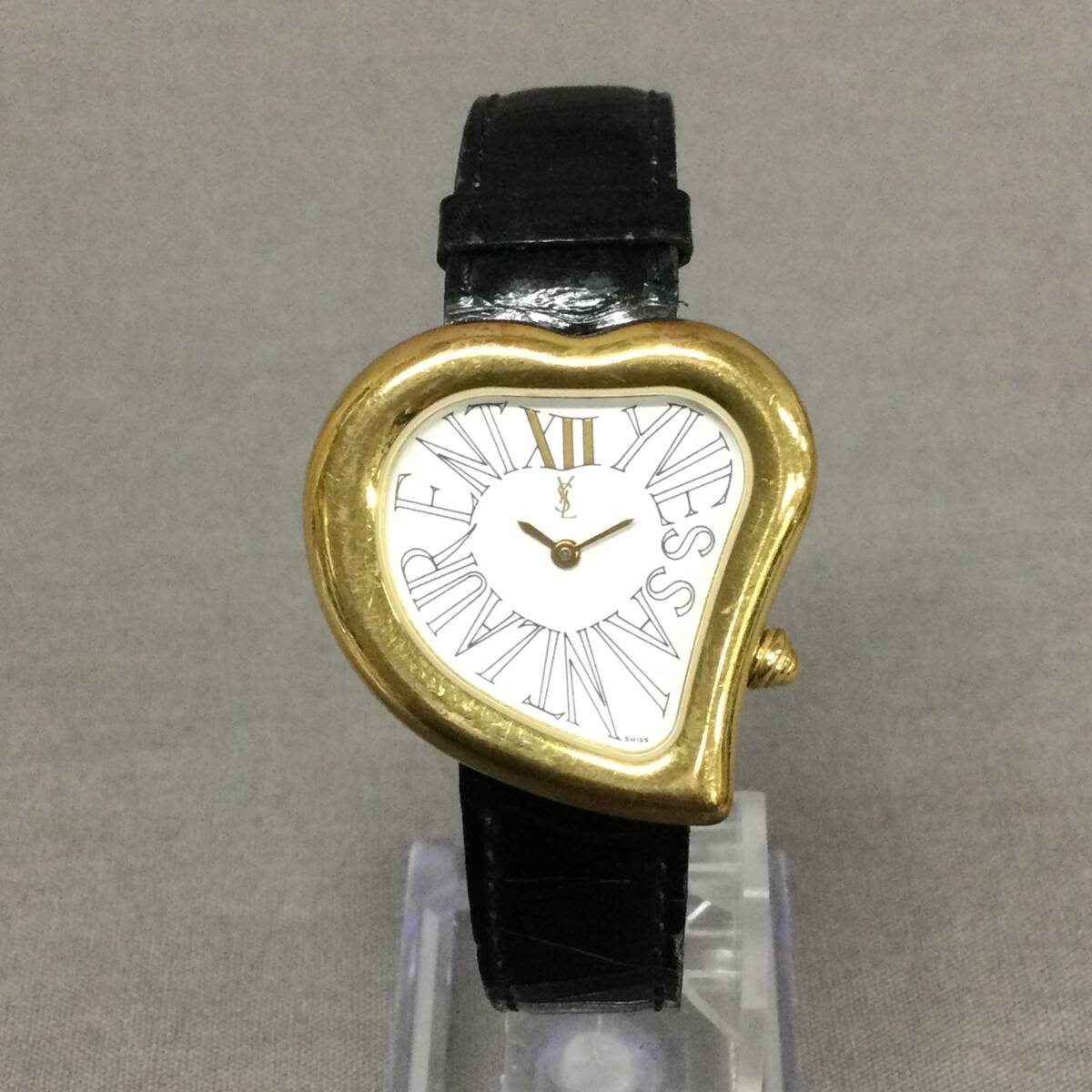 060307 258239 YVES SAINT LAURENT イヴサンローラン 04F 文字盤ホワイト レディース クオーツ 腕時計 ...