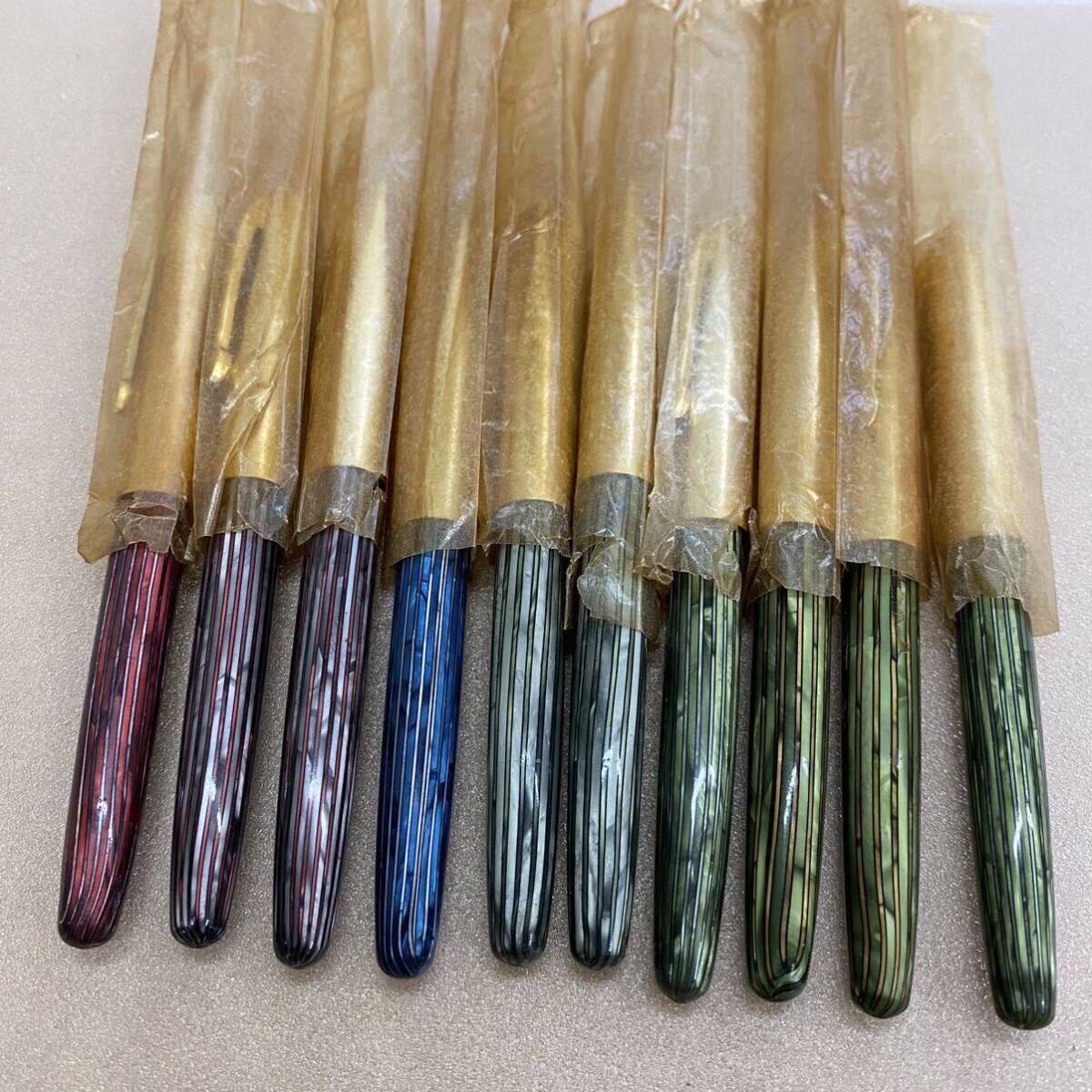 801 万年筆 胴軸 キャップ DELUXE PEN コンバーター 首軸 ペン先 “WB”PEN ストライプ 赤 青 緑 灰 レトロ ...