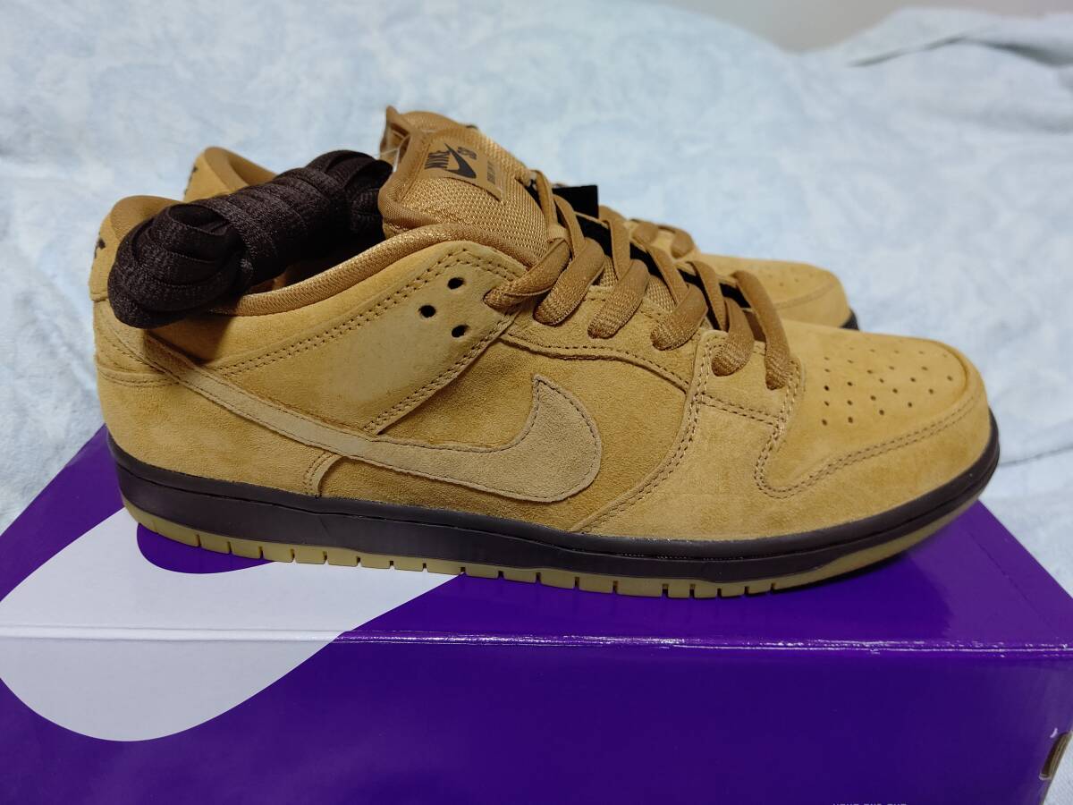 NIKE SB DUNK LOW Wheat 28cm/ air max force jordan 1 2 3 4 5 retro high ...