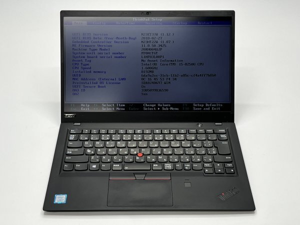 F1 蔵出しジャンク品 Lenovo ThinkPad X1 Carbon 6th Gen Corei5 メモリ8GB SSDなし(14インチ～)｜売買されたオークション情報、yahooの商品 ...