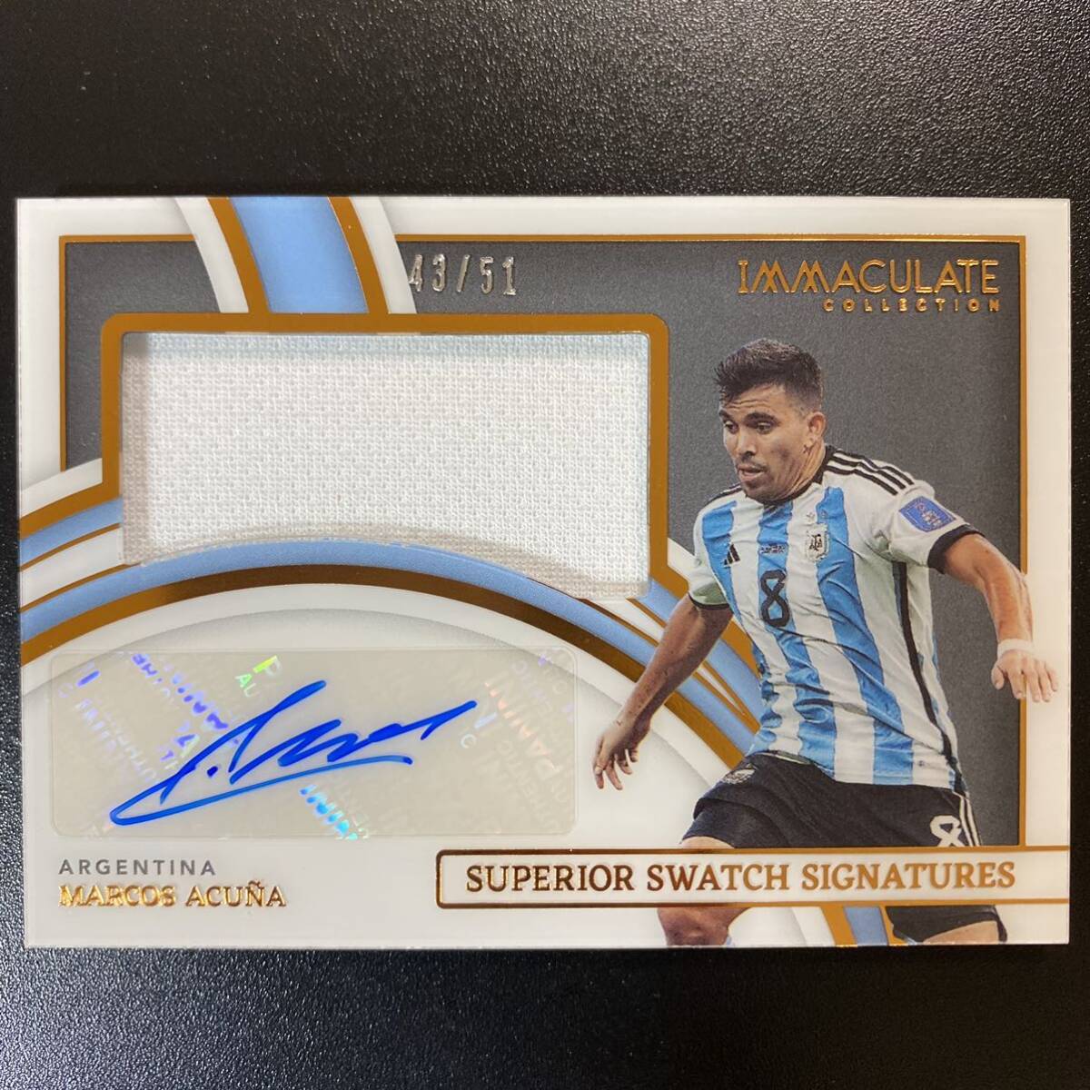 2022-23 Panini Immaculate Superior Swatch Signatures /51 Marcos Acuna ...