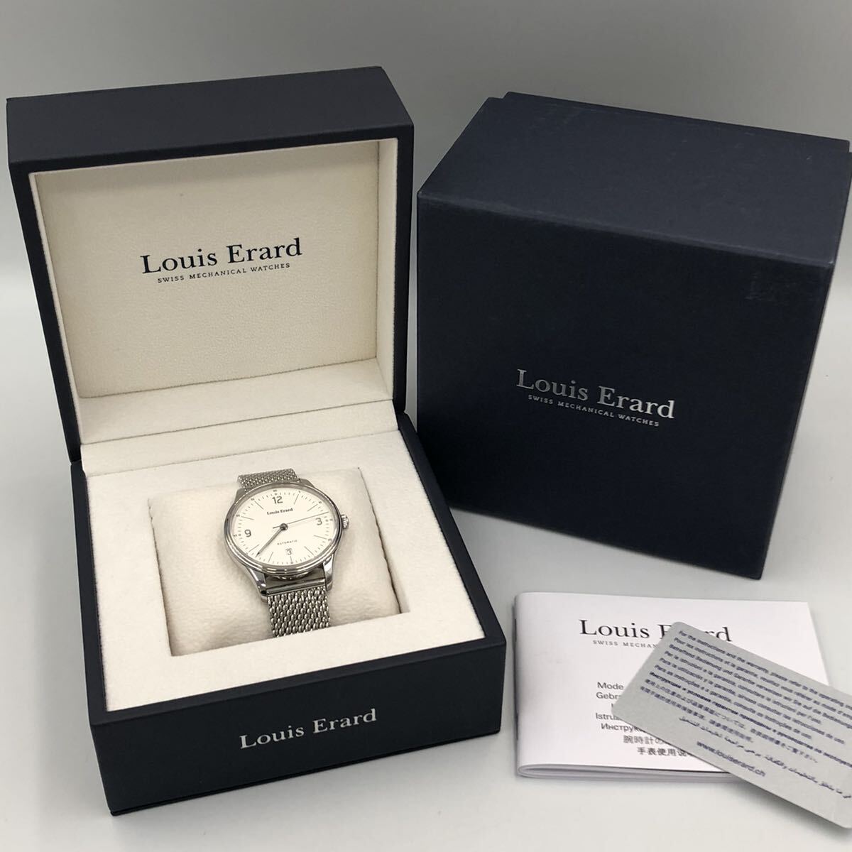 4/10MT-G2316 Louis Erard/メンズ腕時計/ウォッチ/時計/稼働/箱付き/287/自動巻き/オートマティック/EB0/EC0(3針＋カレンダー)｜売買されたオークション情報 ...