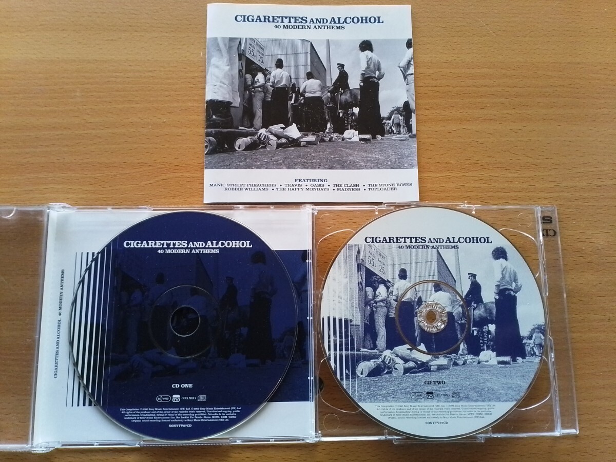 80s-90s UK Cigarettes And Alcohol CD2枚組 全40曲 oasis/Smiths/Stone Roses ...