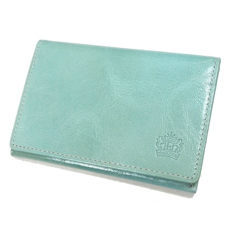 Eletha エレザ ゴートレザー 二つ折り 名刺入れ ミント 日本製 EXP230(女性用)｜売買されたオークション情報、yahooの商品 ...