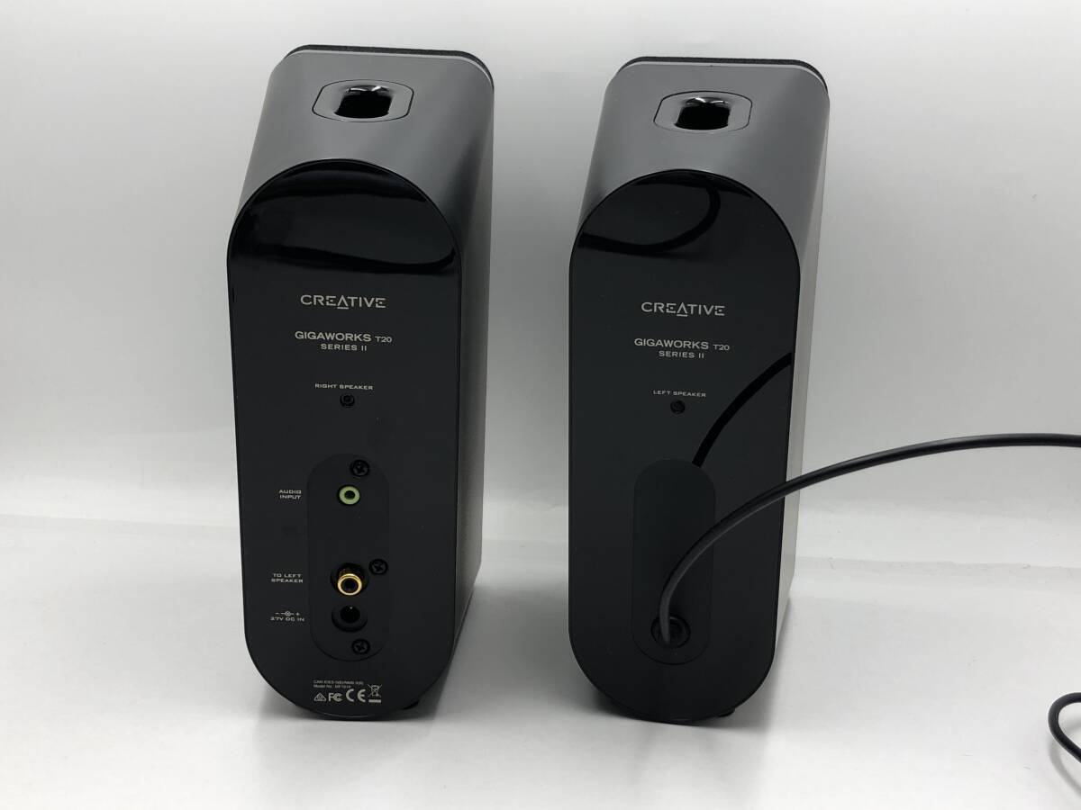 2503 Creative GigaWorks T20 Series II GW-T20-IIR ブラック PC用スピーカー アナログ接続 ...