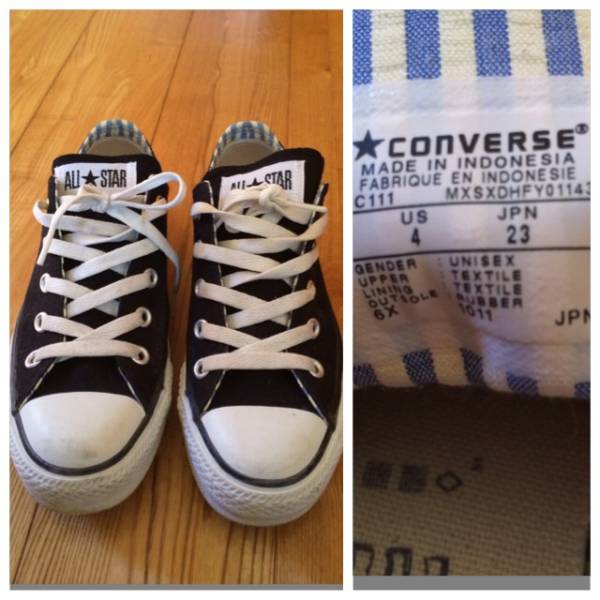 CONVERSEコンバース 23.0cm ブラック内側ストライプ ローカット(23.0cm)｜売買されたオークション情報、yahooの商品情報をアーカイブ公開 - オークファン（aucfan.com）