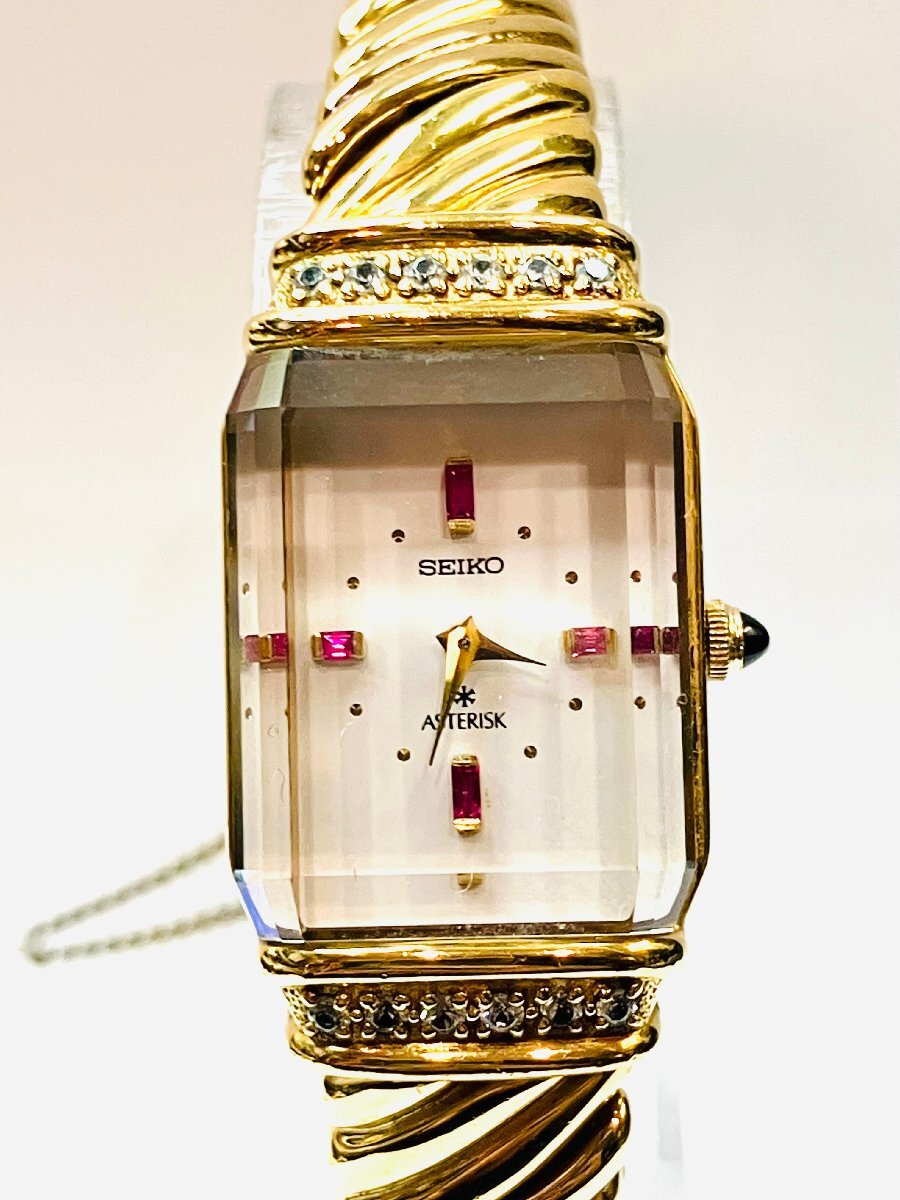 qow.Z2403 SEIKO セイコー 渡辺雪三郎 モデル 1E-20-6290 ゴールド×ホワイト盤 腕時計 クオーツ(セイコー)｜売買さ ...