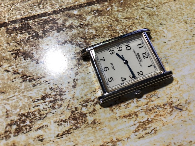 難有 外観良好 レア ヴィンテージ SEIKO SPIRIT contemporary basic スイープセコンド セイコー 5S21 ...