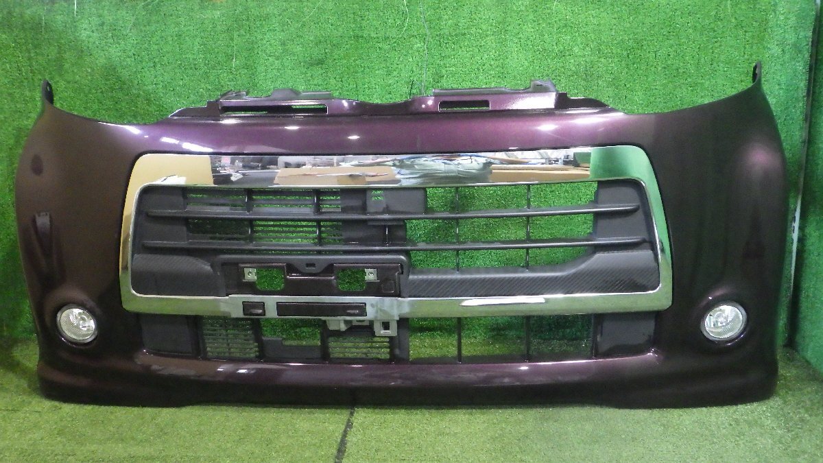 ダイハツ タント L375S 後期 フロントバンパー フォグランプ付 カスタム 作動OK カラー R49 E121 2F-14(テールライト ...