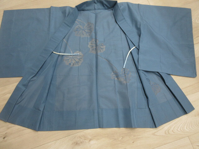 絽の羽織 はおり 着物 ブルー 透け模様 裄丈54cm 身丈74cm 袖丈47cm 透け感ありリメイク(その他)｜売買されたオークション情報、yahooの商品情報をアーカイブ公開 ...