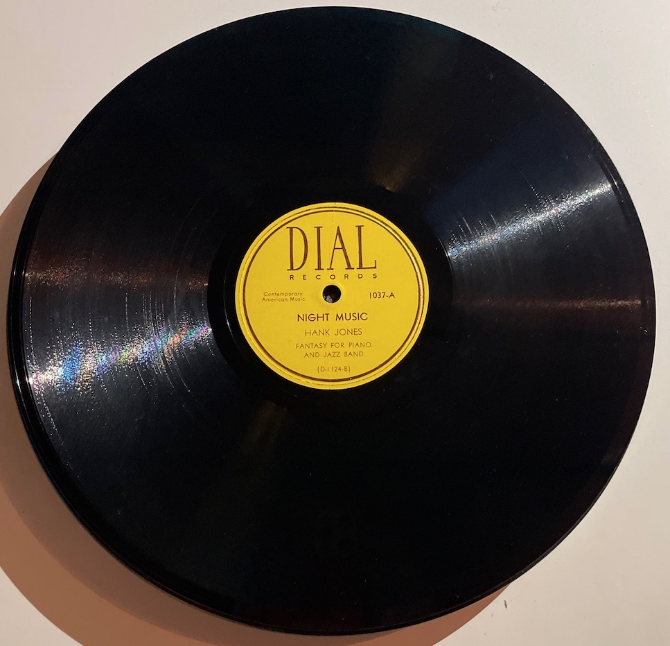 DIAL Records. HANK JONES / NIGHT MUSIC JEAN GERMAIN / THE CHASE SP盤/78 ...