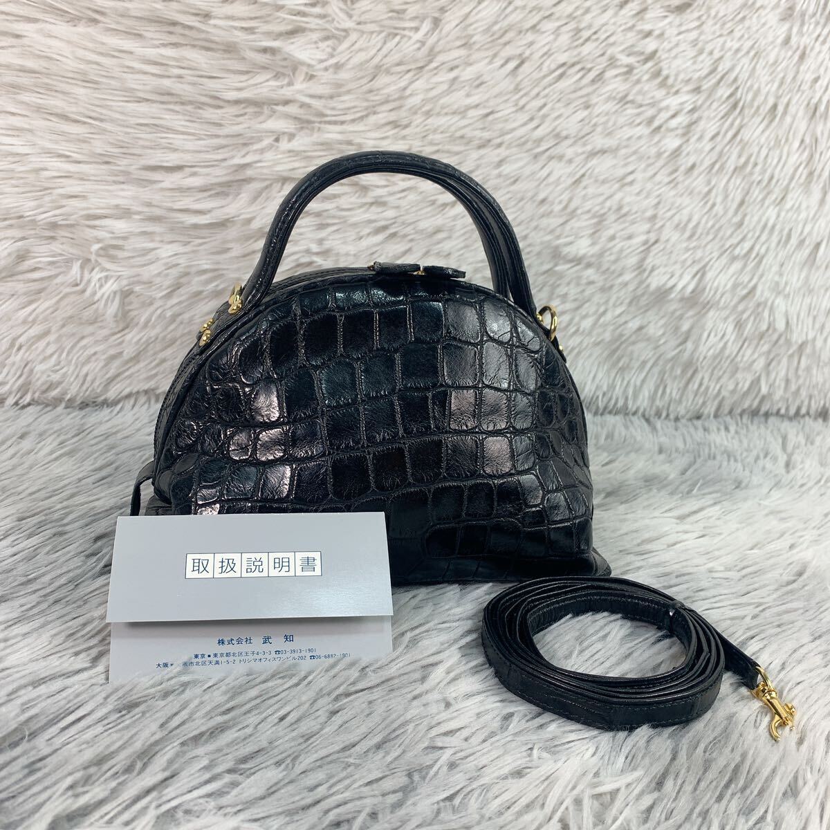 1スタ 1円スタート takechi 武知 クロコダイル ワニ革 マットクロコダイル 2way バッグ ミニバッグ ショルダーバッグ(クロコダイル)｜売買されたオークション情報、yahooの ...